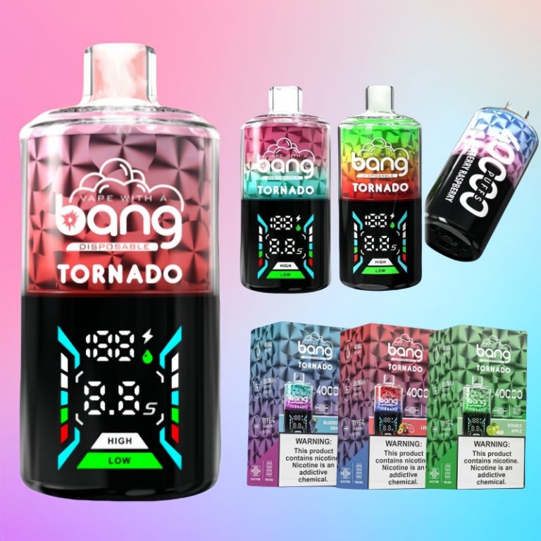 Bar køb billig puff bar Bang Tornado 40000 Puffs | pris 46,54kr. | Danmark