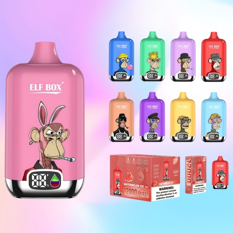 Bar køb billig puff bar Elf Box Digital 12000 Puffs | pris 38,07kr ...