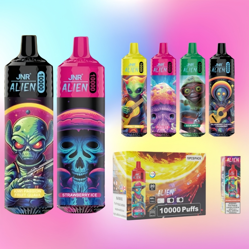 Bar køb billig puff bar JNR Alien 10000 Puffs | pris 43,15kr. | Danmark
