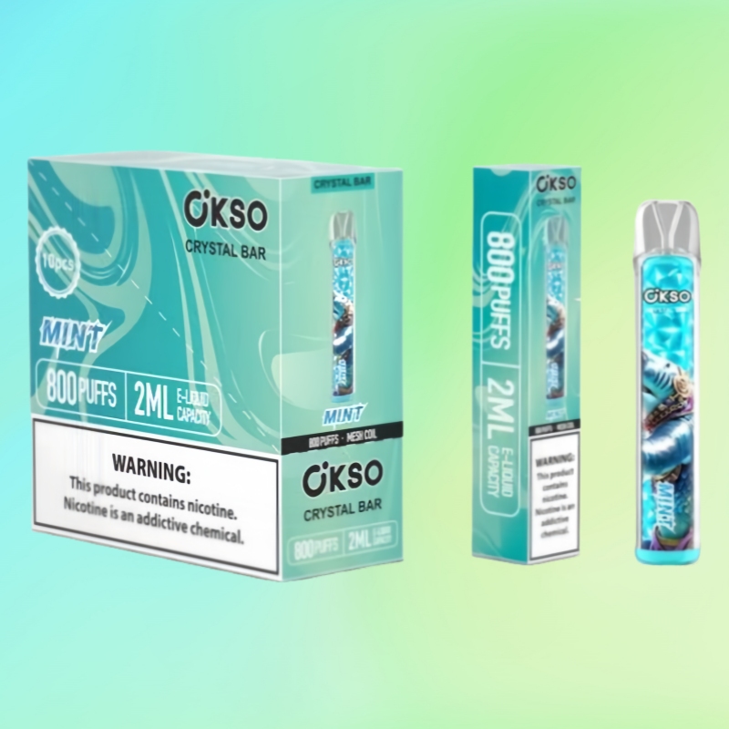 Bar køb billig puff bar OKSO Crystal Bar 800 Puffs | pris 36,42kr ...