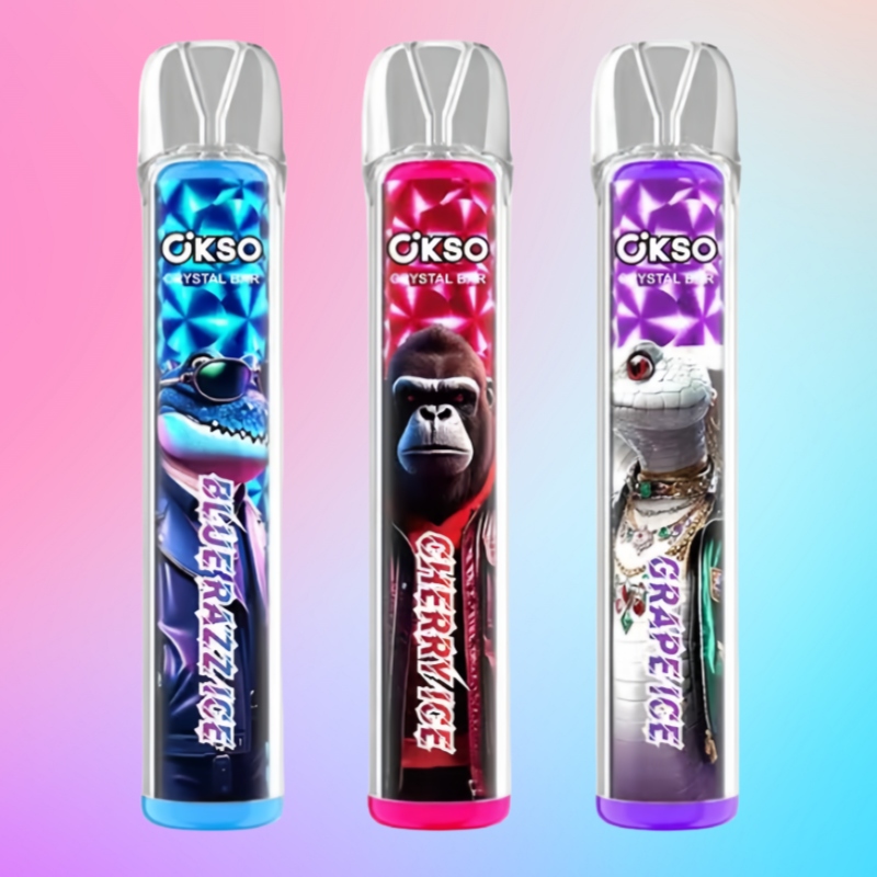 Bar køb billig puff bar OKSO Crystal Bar 800 Puffs | pris 36,42kr ...